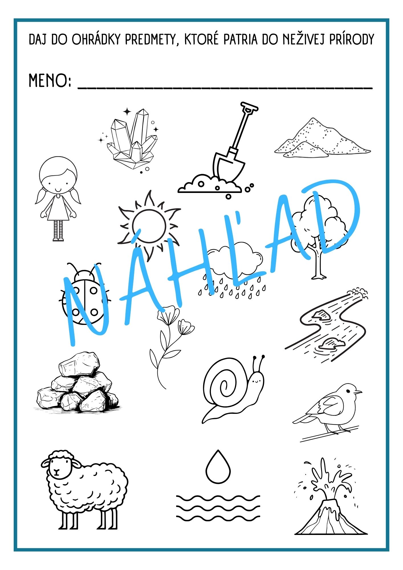 Neživá príroda - Prírodoveda | UčiteliaUčiteľom.sk